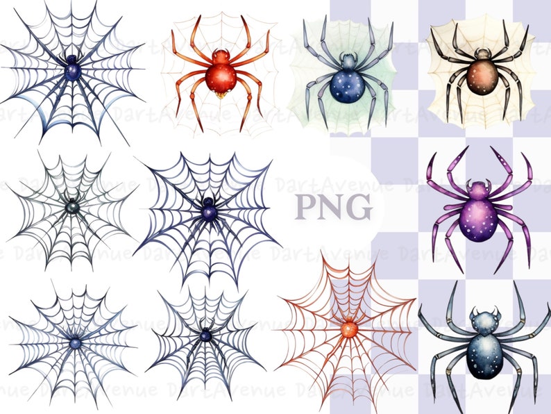 Halloween Watercolor Clipart, Bat Watercolor Clipart Bundle, Ghost ...