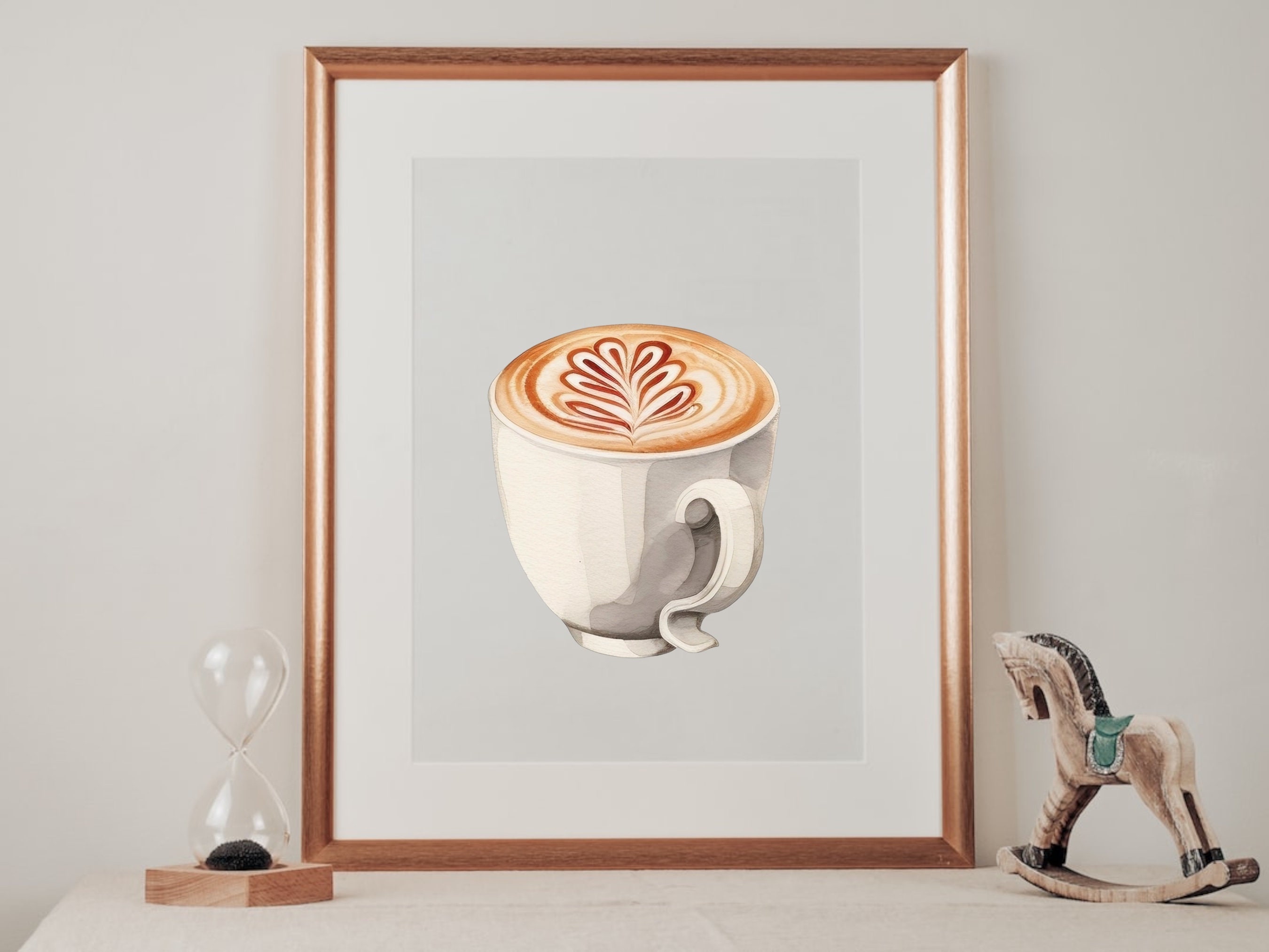 Coffee Watercolor Clipart Collection, Coffee Machine Art, Coffee ...