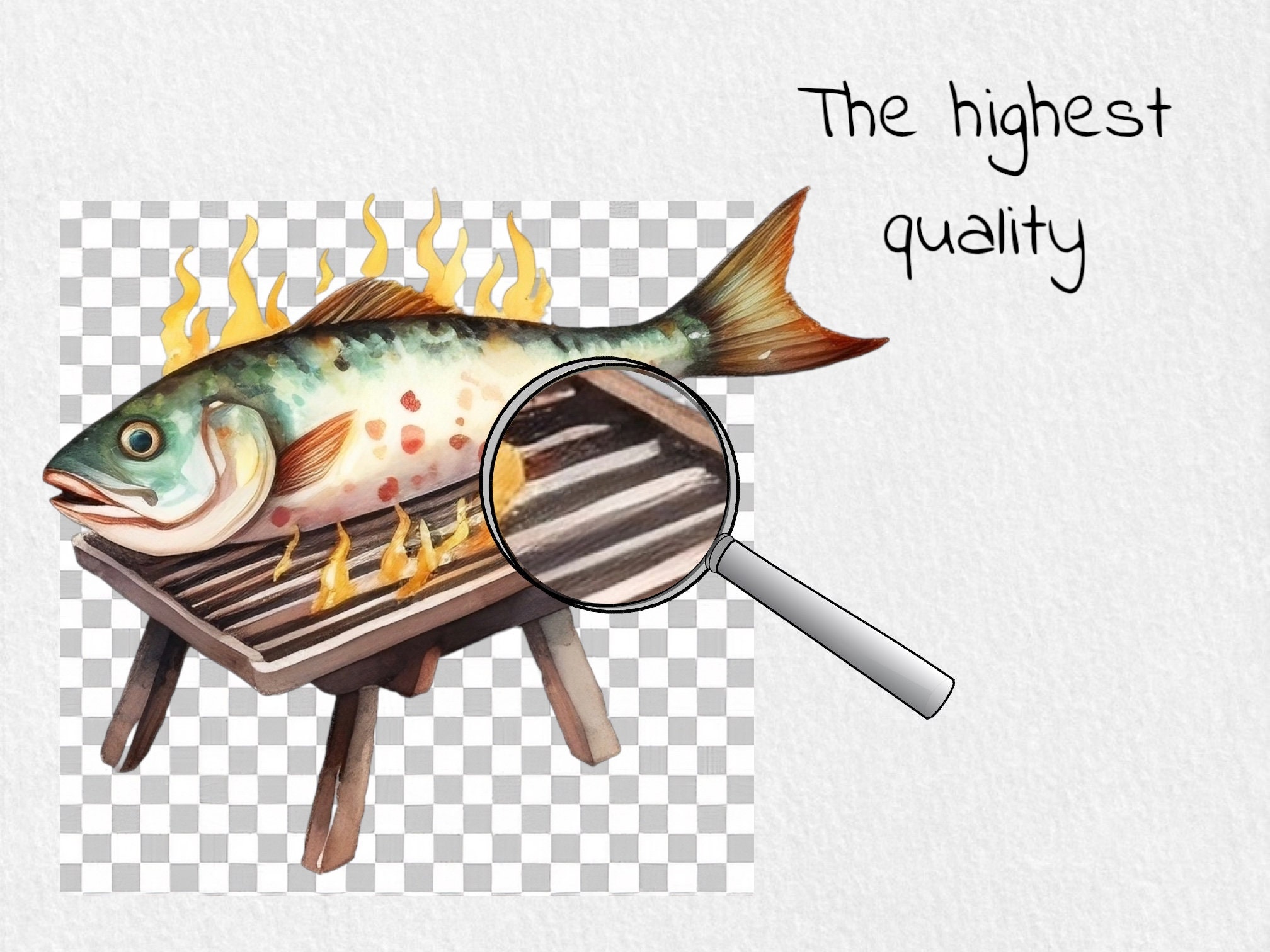 Barbecue Watercolor Clipart, BBQ Clipart Collection, Grill PNG Format ...