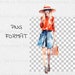 Fashion Model Clipart Collection, Women Clip Art, Boss Lady, Fashion ...