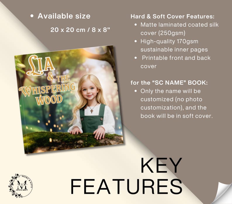 Custom Name Photos Personalized Story Books for Baby Girl Gift ...