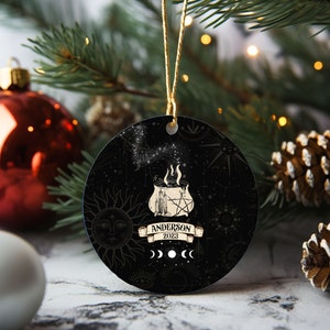 Witch Ornament Moon Ornament Witch Hand Moon Phase Decor Witchcraft ...