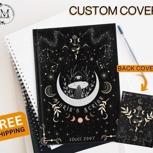Personalized Witch Notebook Journal Gothic Book Witchy Gifts Planner ...