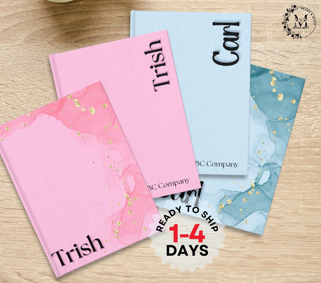 Office Gift for Employee Appreciation Gifts Customized Journal Notebook ...