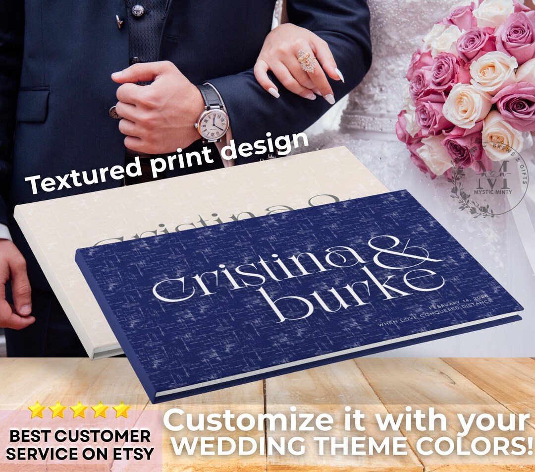 Custom Wedding Photo Book Custom Photo Album Pictures Couple Gifts for ...