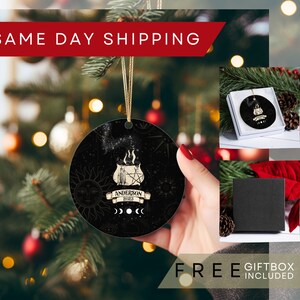 Witch Ornament Moon Ornament Witch Hand Moon Phase Decor Witchcraft ...