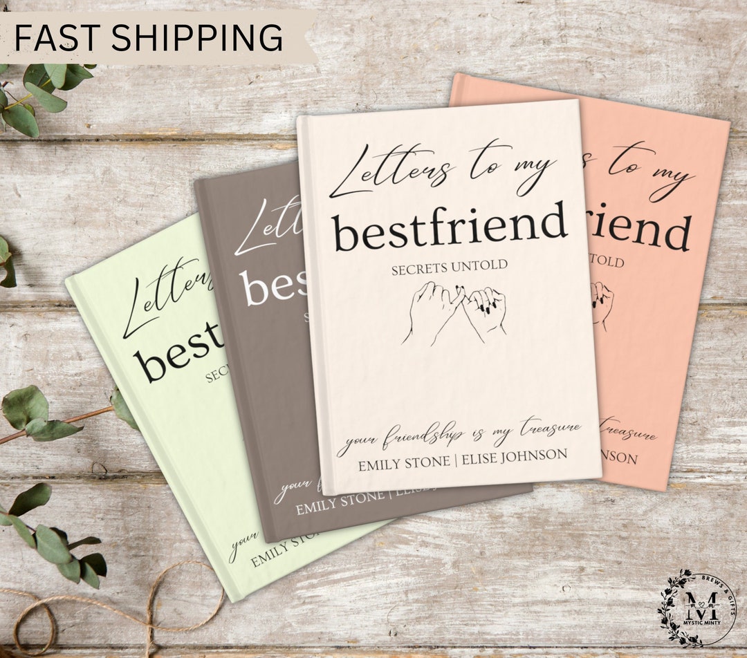 Friendship Gifts Journal Personalized Custom Name Gift for Best Friend ...