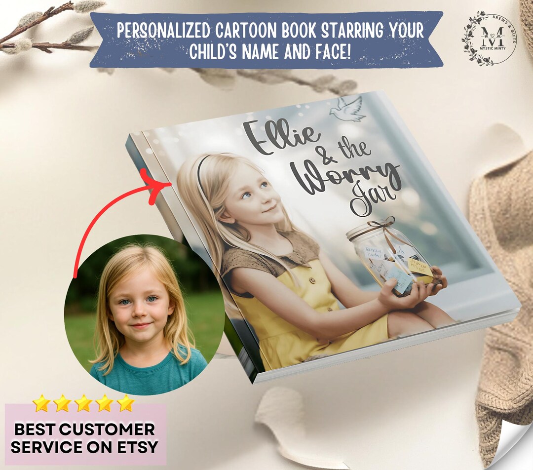 Personalized Custom Name Book Custom Photo Book Lover Gift for Kids ...