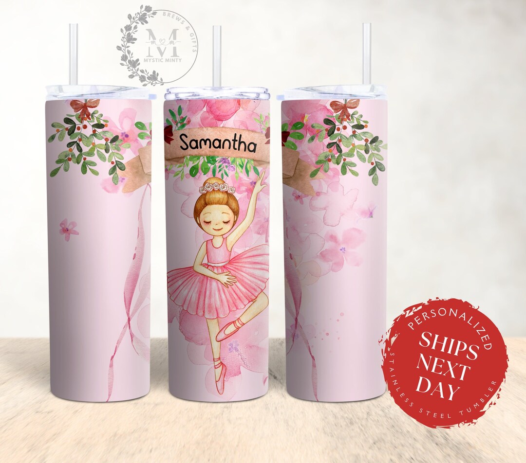 Ballerina Gift Tumbler Ballerina Gift Personalized Tumbler With Lid and ...