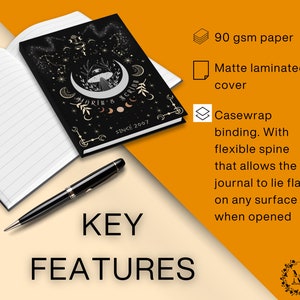 Personalized Witch Notebook Journal Gothic Book Witchy Gifts Planner ...