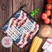 Custom Personalized Kitchen Pot Holders Military Gift Veterans Day Pot ...