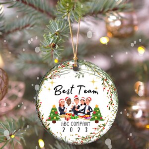 Best Team Ever Ornament Corporate Gift Thank You Team Personalized ...