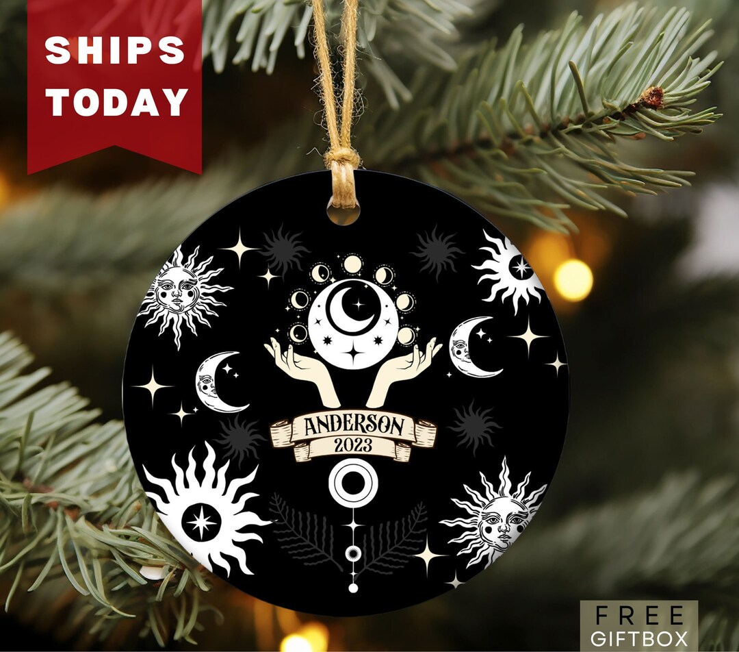 Witch Ornament Moon Ornament Witch Hand Moon Phase Decor Witchcraft ...