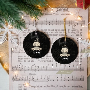 Witch Ornament Moon Ornament Witch Hand Moon Phase Decor Witchcraft ...