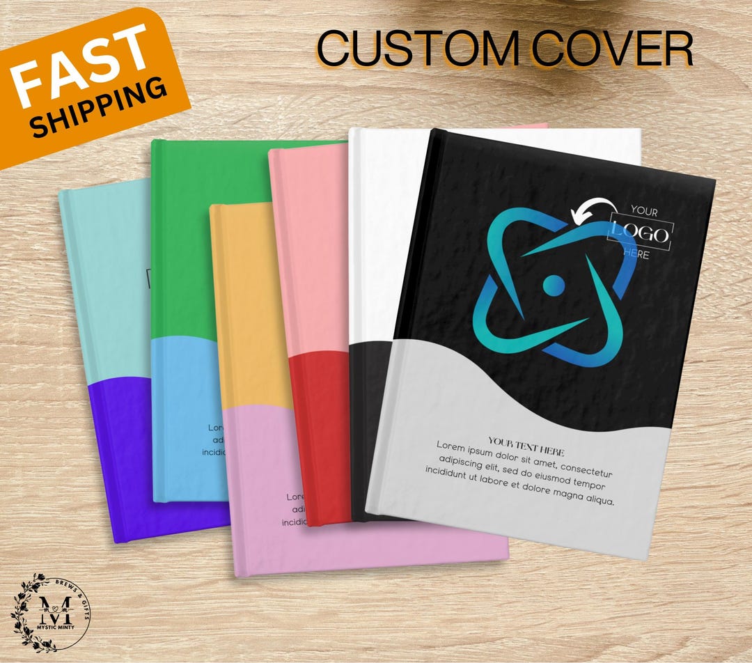 Custom Logo Journal Personalized Journal Notebook Logo Corporate ...