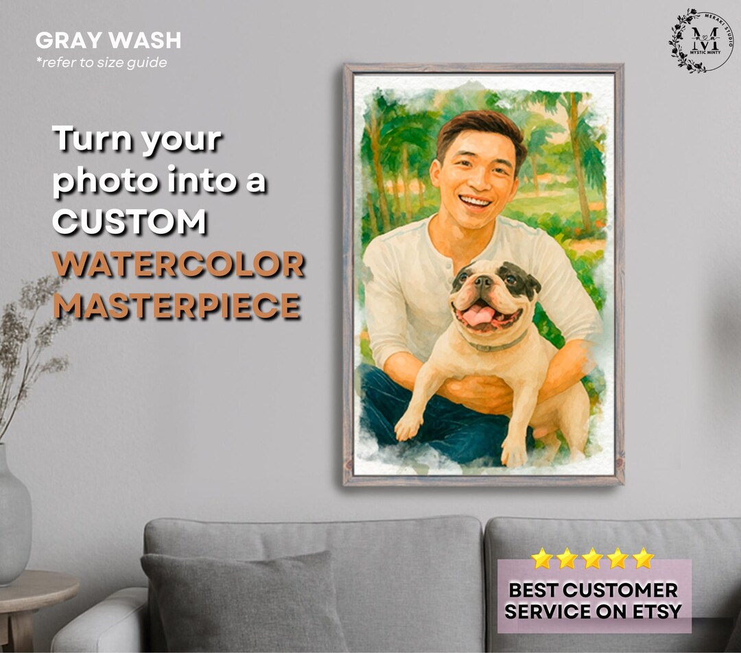 Furry Baby Painting Frames Paws Custom Frame Painting Watercolor ...