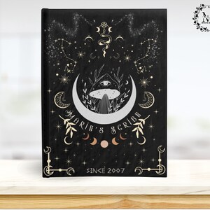 Personalized Witch Notebook Journal Gothic Book Witchy Gifts Planner ...