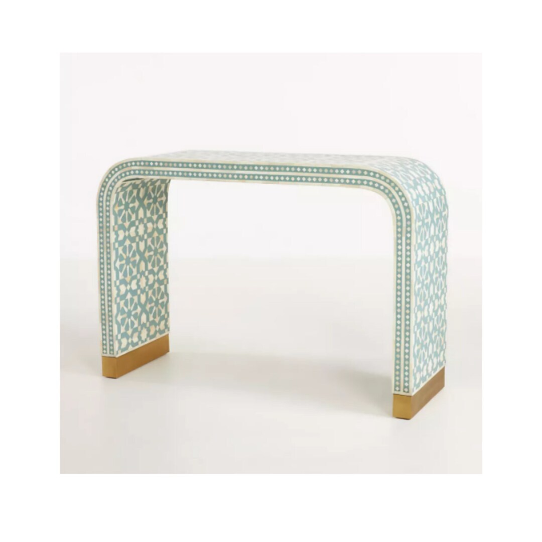 Handmade Wooden Bone Inlay Coffee Table Inlay Center Table - Etsy