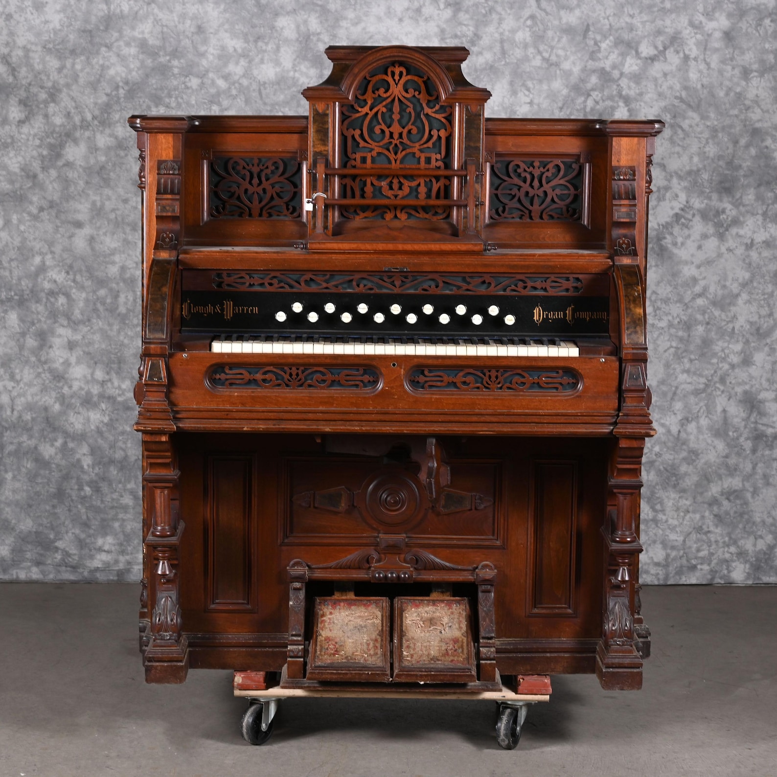 Antique Clough & Warren Pump Reed Organ - Etsy