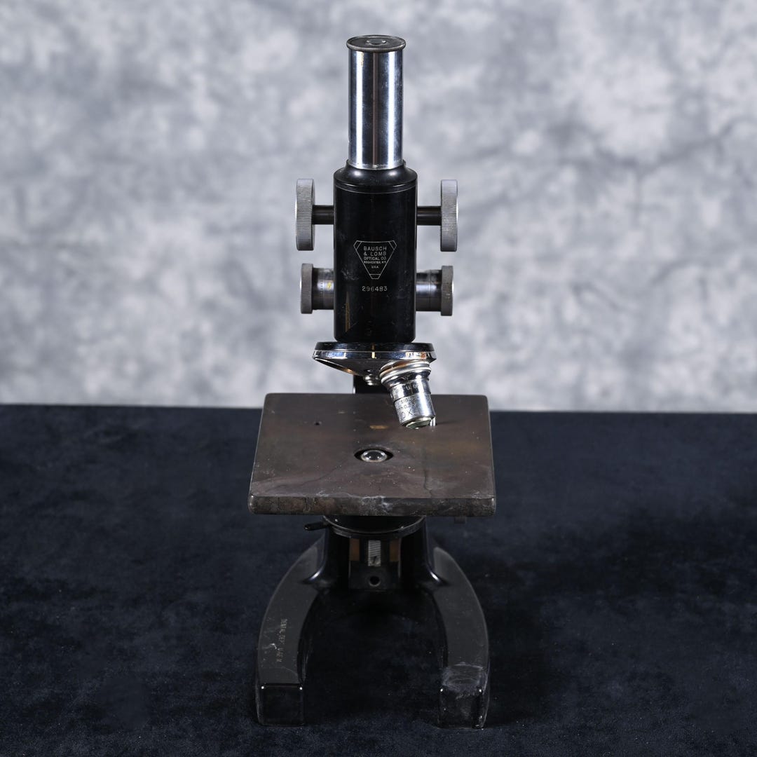 Vintage Bausch & Lomb Monoscope Microscope - Etsy