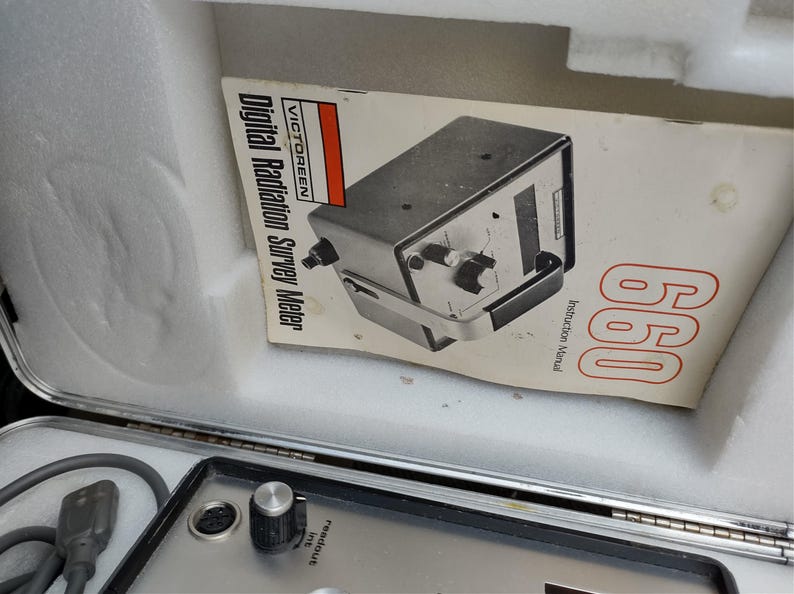 Vintage Victoreen Digital Radiation Survey Meter 660 - Etsy