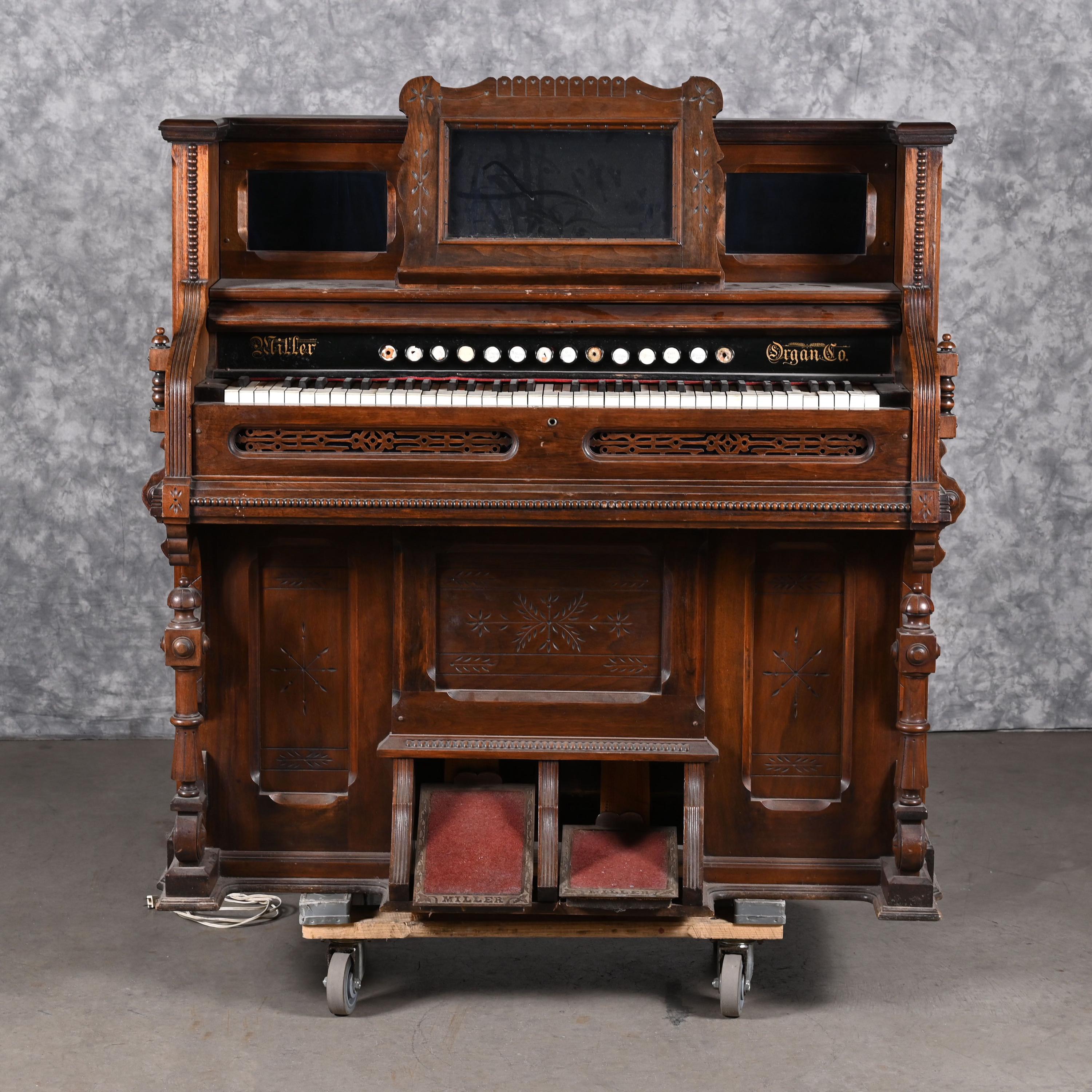 Antique Miller Organ Company Pump Reed Organ - Etsy