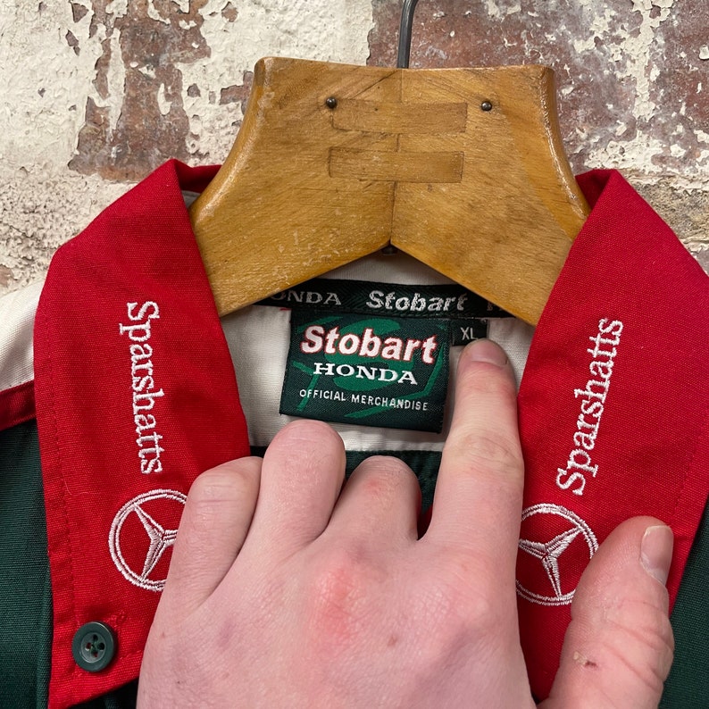 Vintage 1990s Green Honda Mercedes Benz Eddie Stobart Racing Shirt - Etsy