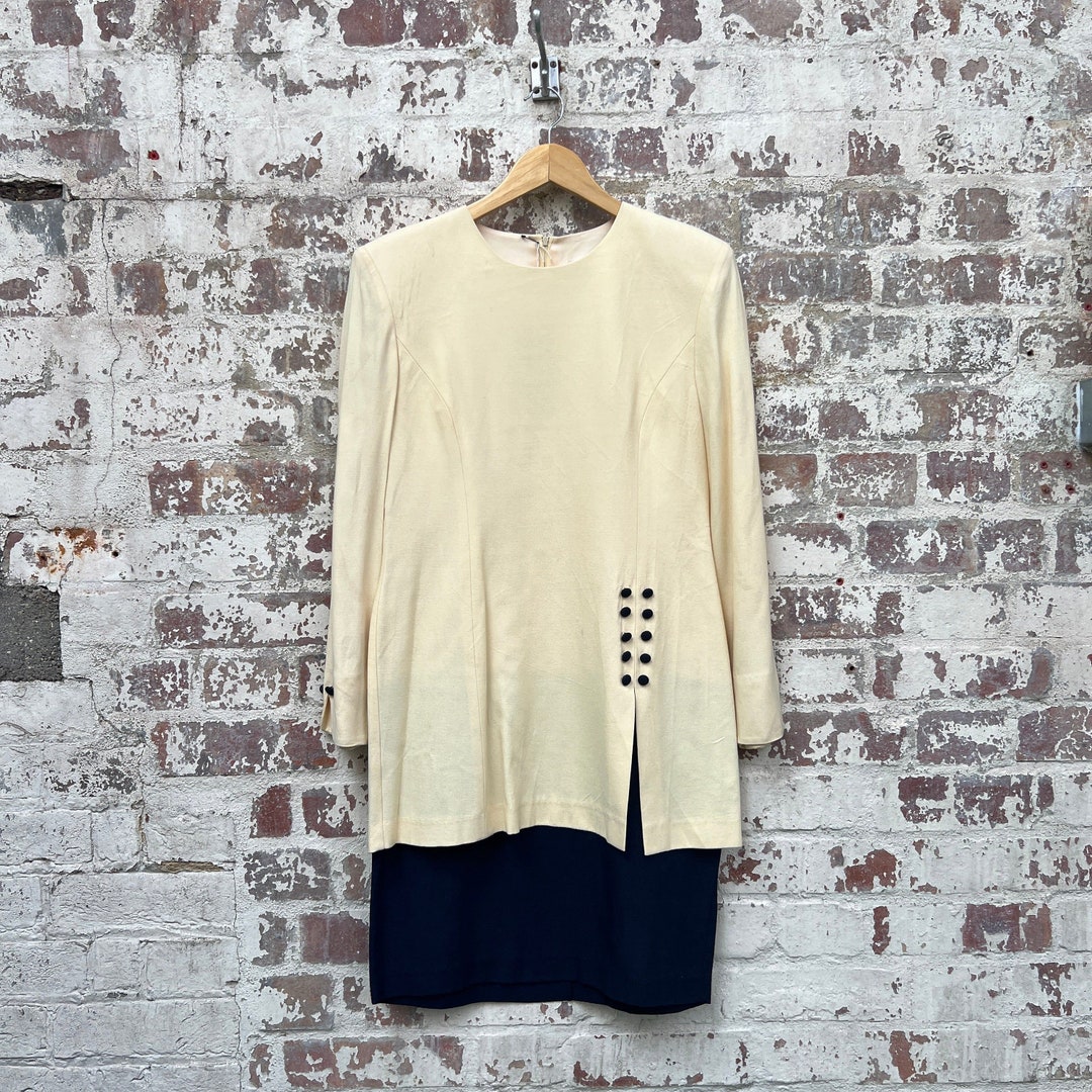 Vintage 1970s Yellow Dani Max Long Sleeve Dress - Etsy