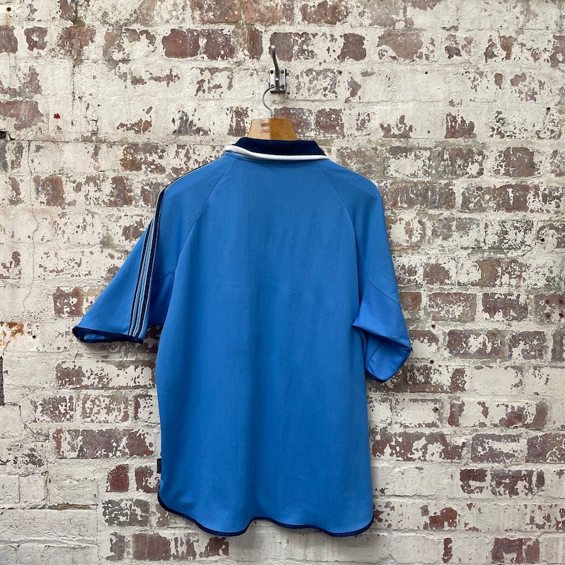 Vintage 1999-2000 Blue Adidas Real Madrid Away Football Kit Shirt - Etsy