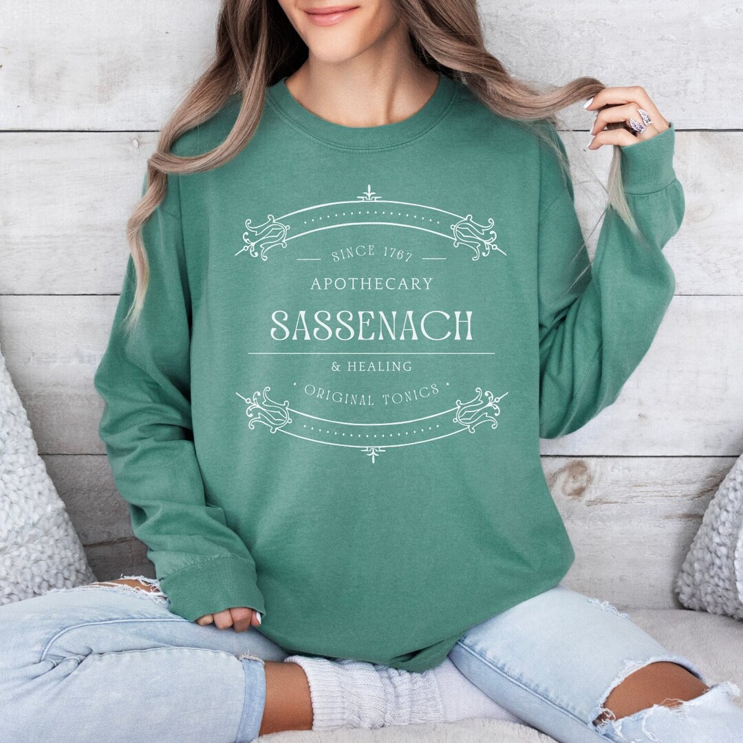 Sassenach, Claire Fraser, Outlander Book Series, Comfort Colors® Long ...