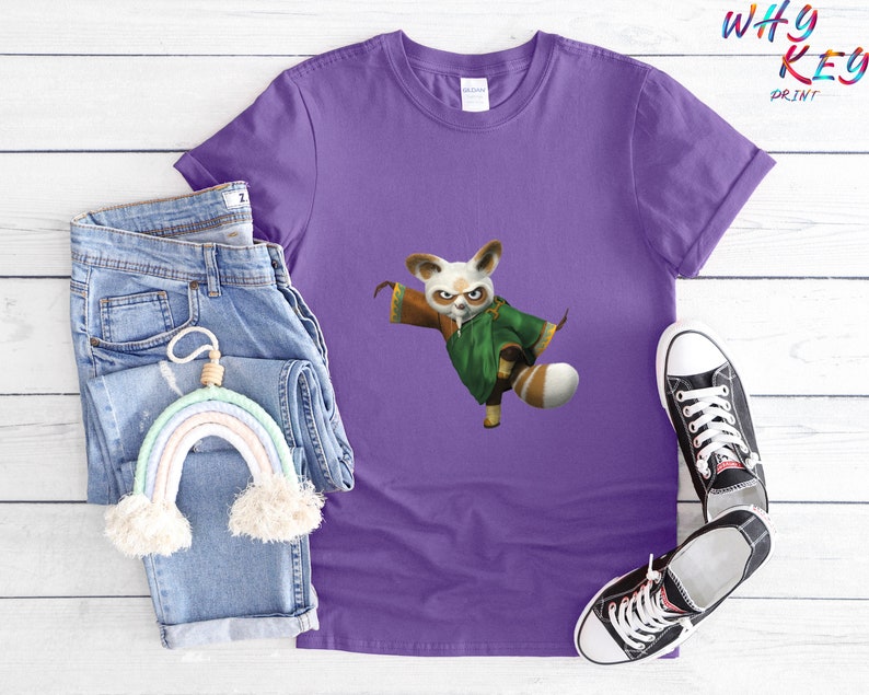 Kung Fu Panda Master Shifu T-shirt, Cute Panda Gift, Graphic Tee ...