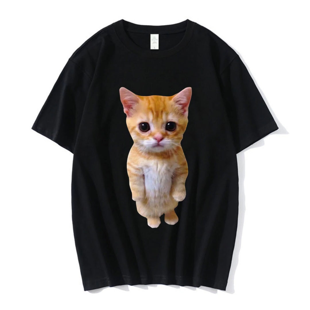 El Gato Meme Sad Crying Cat Munchkin Kitty Meme Trendy T-shirt - Etsy
