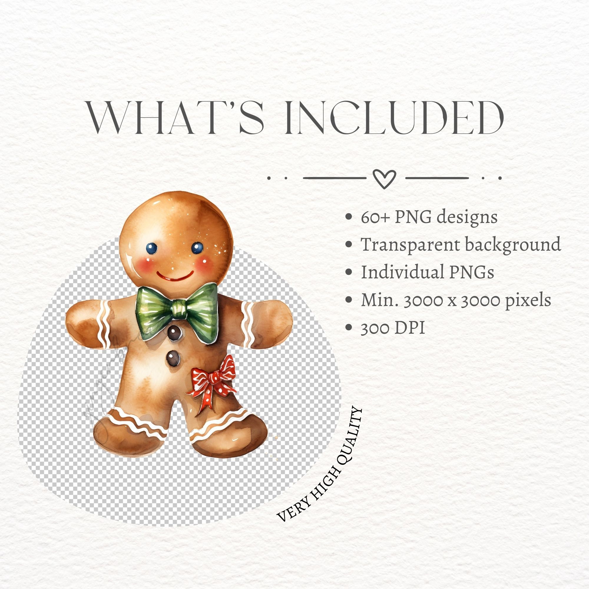 Gingerbread Man Clipart | Commercial Use | Christmas Cookies Clipart ...