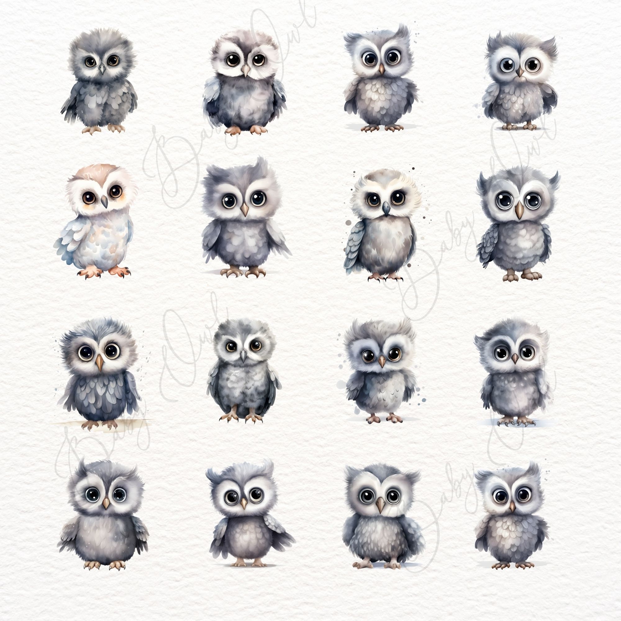 Owl Clipart Baby Owl Clipart Cute Owl Clipart Download Illustration Png ...