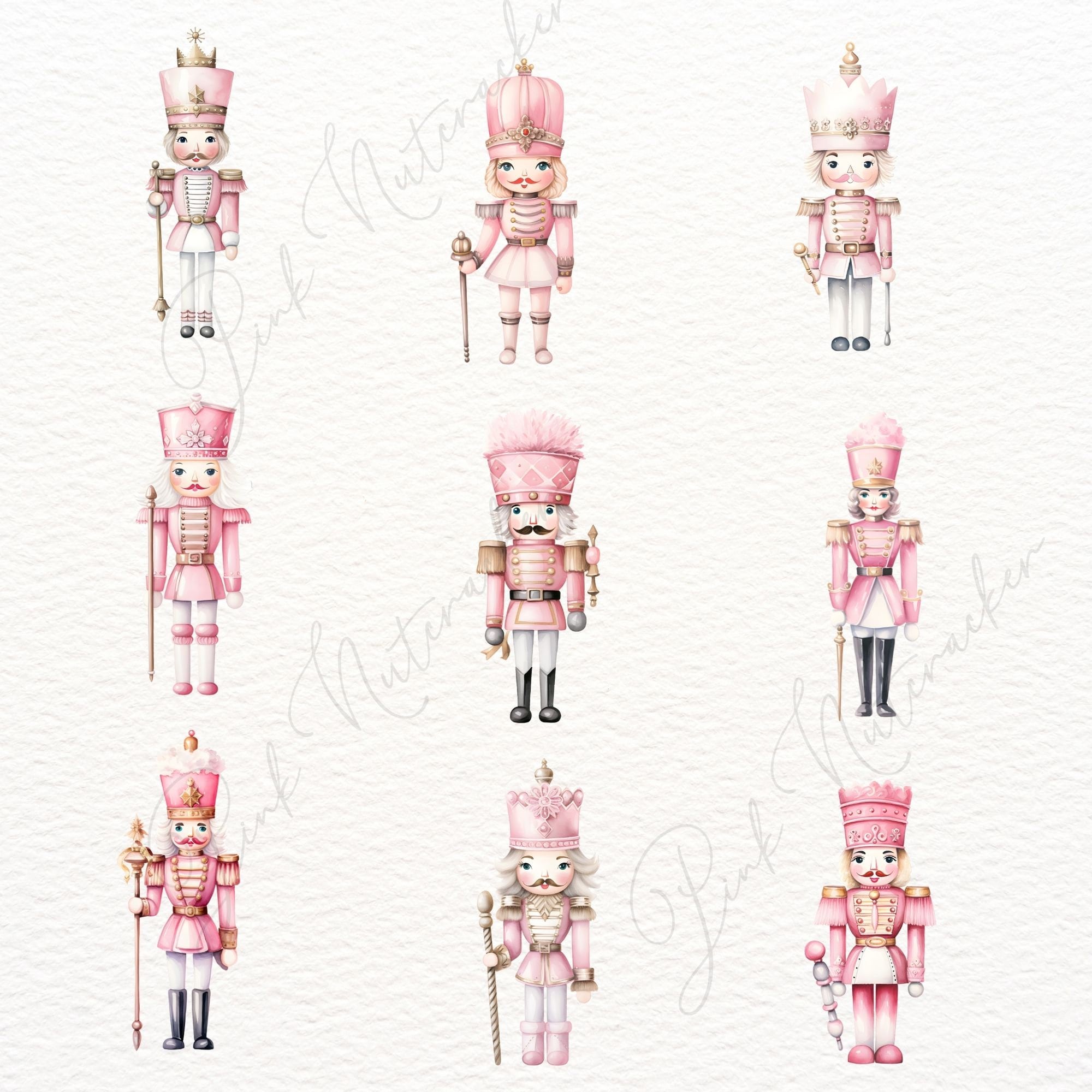 Nutcracker Clipart | Solider Clip Art | Watercolor Christmas Cards 087 ...