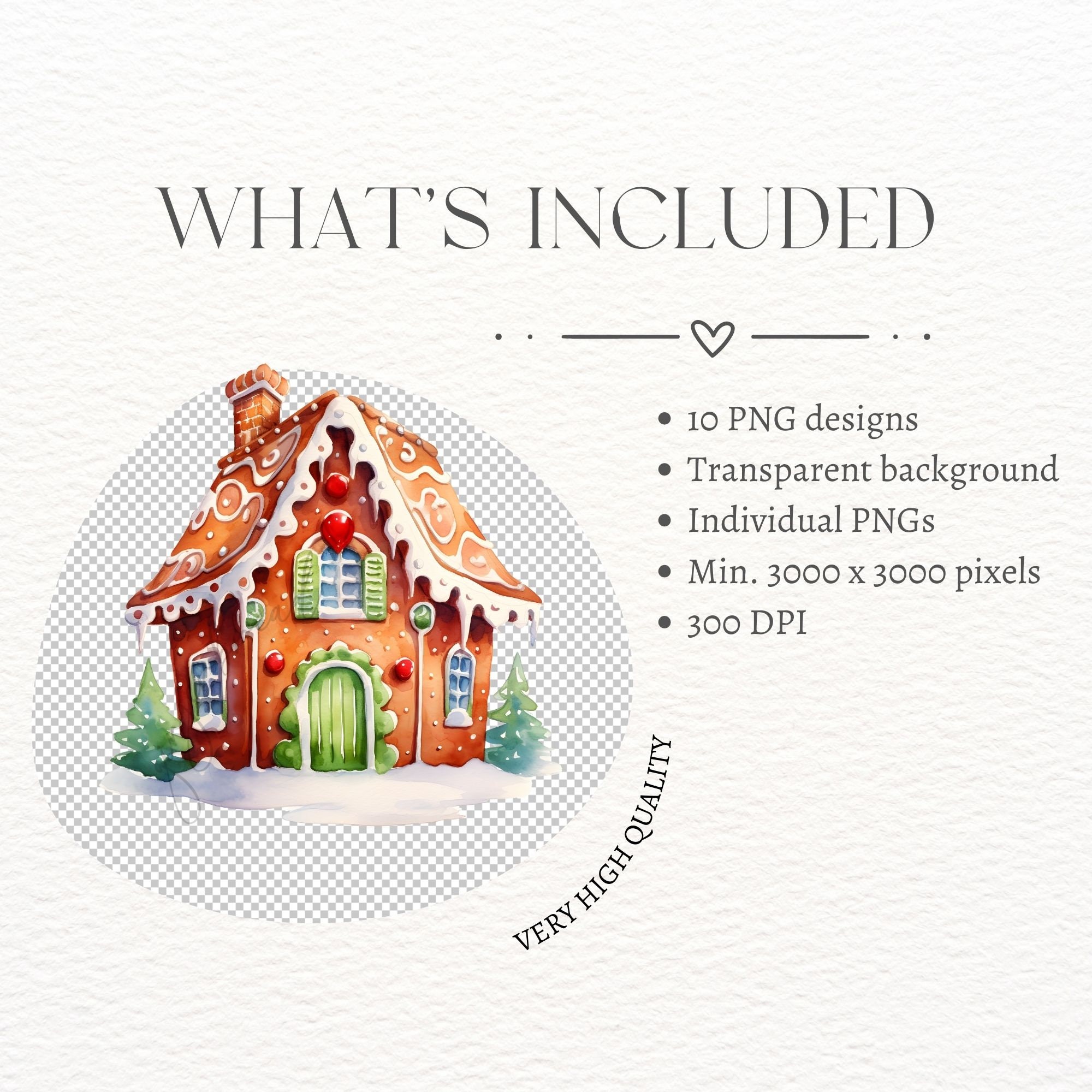 Gingerbread House Clipart Christmas Clipart Holiday Gingerbread Clipart ...