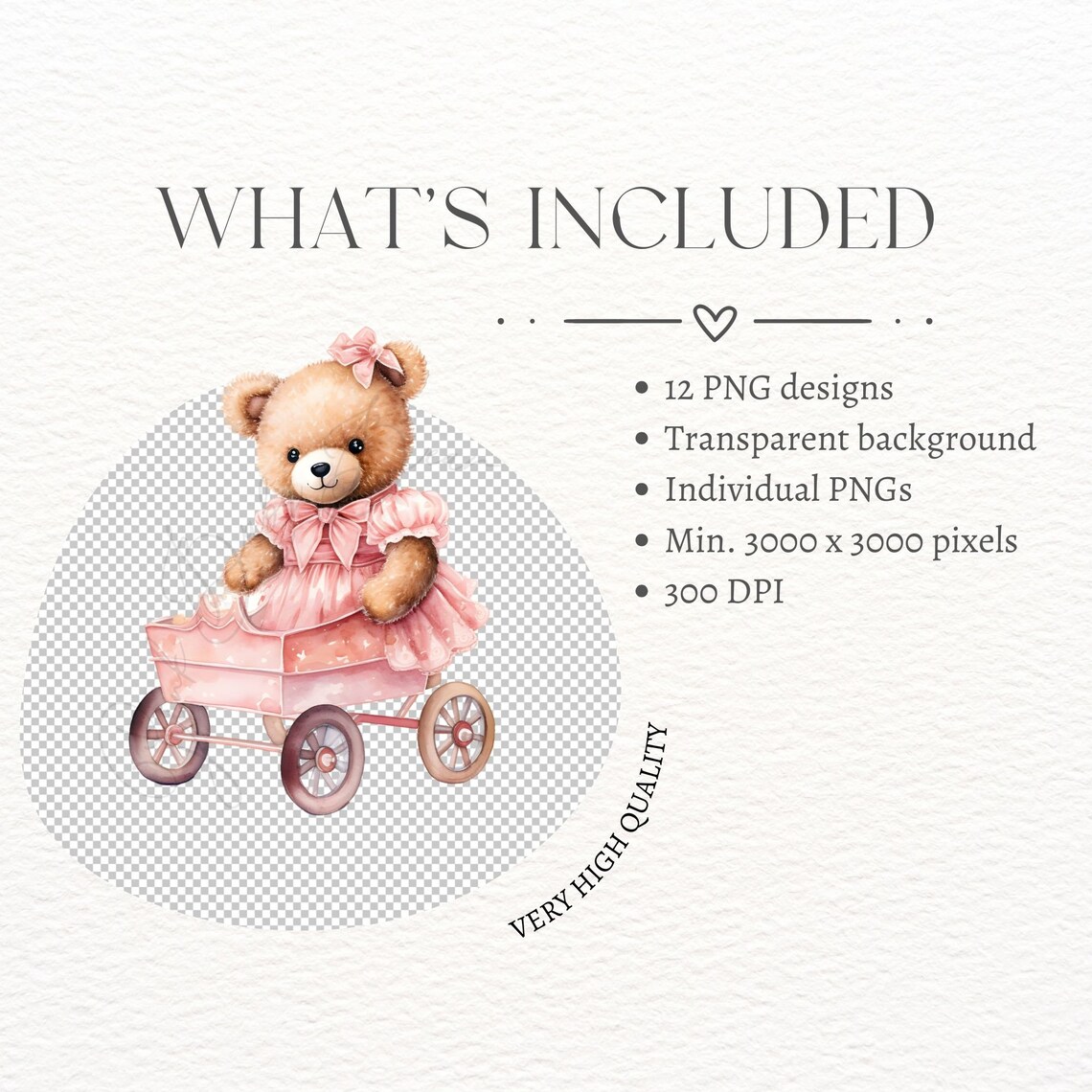 Baby Bear Clipart Baby Shower Clipart Nursery Clipart Watercolor Teddy ...