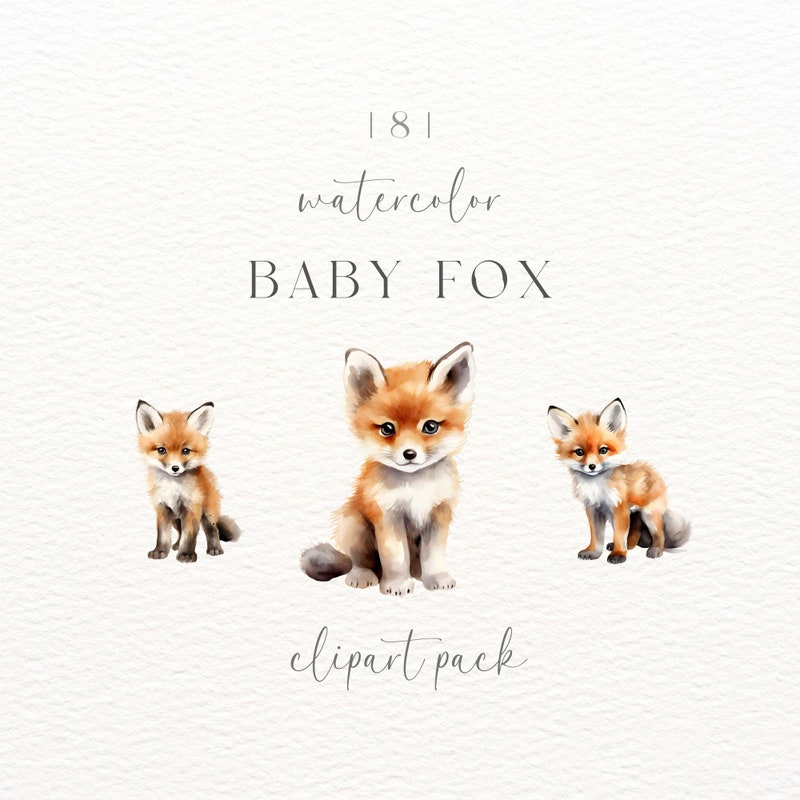 Baby Fox - Etsy