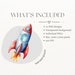 Space Clipart | Rocket Ship | Printable Digital Clipart Set ...