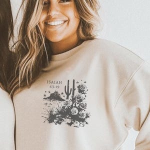 Isaiah Christian Bibleverse Sweatshirt Gifted Woman Catholic Bible ...