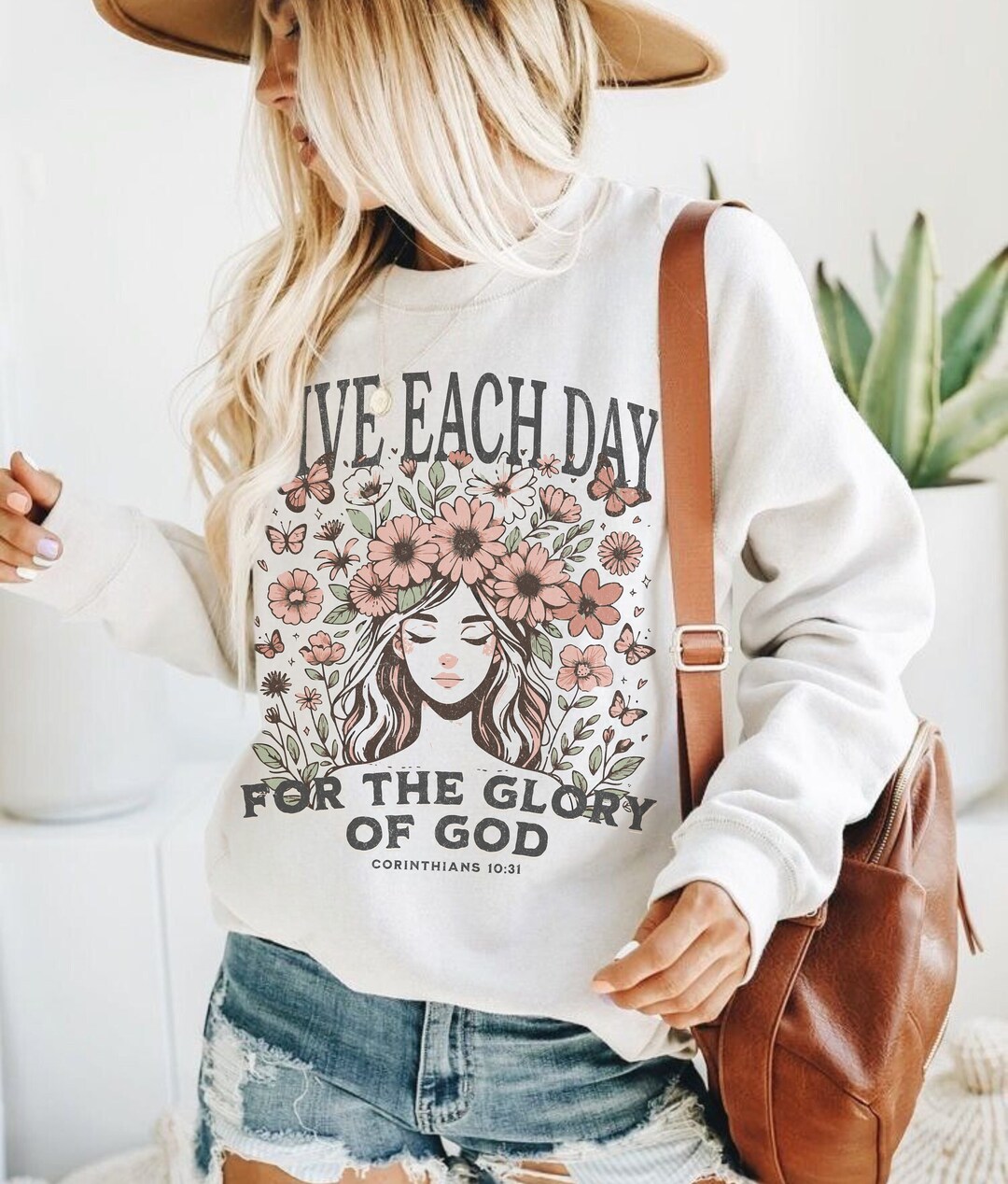 Christian Woman Sweatshirt Bible Verse Outfits for Her Church Trendy ...