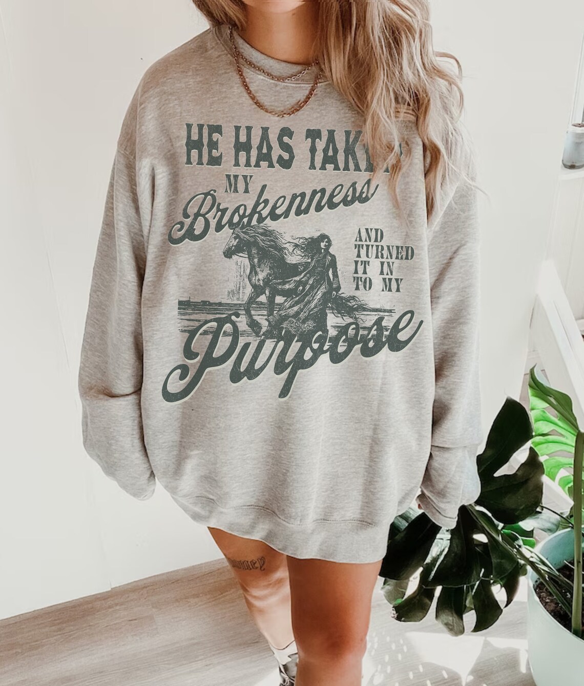 Christian Woman Sweatshirt Bible Verse Outfits for Her Church Trendy ...
