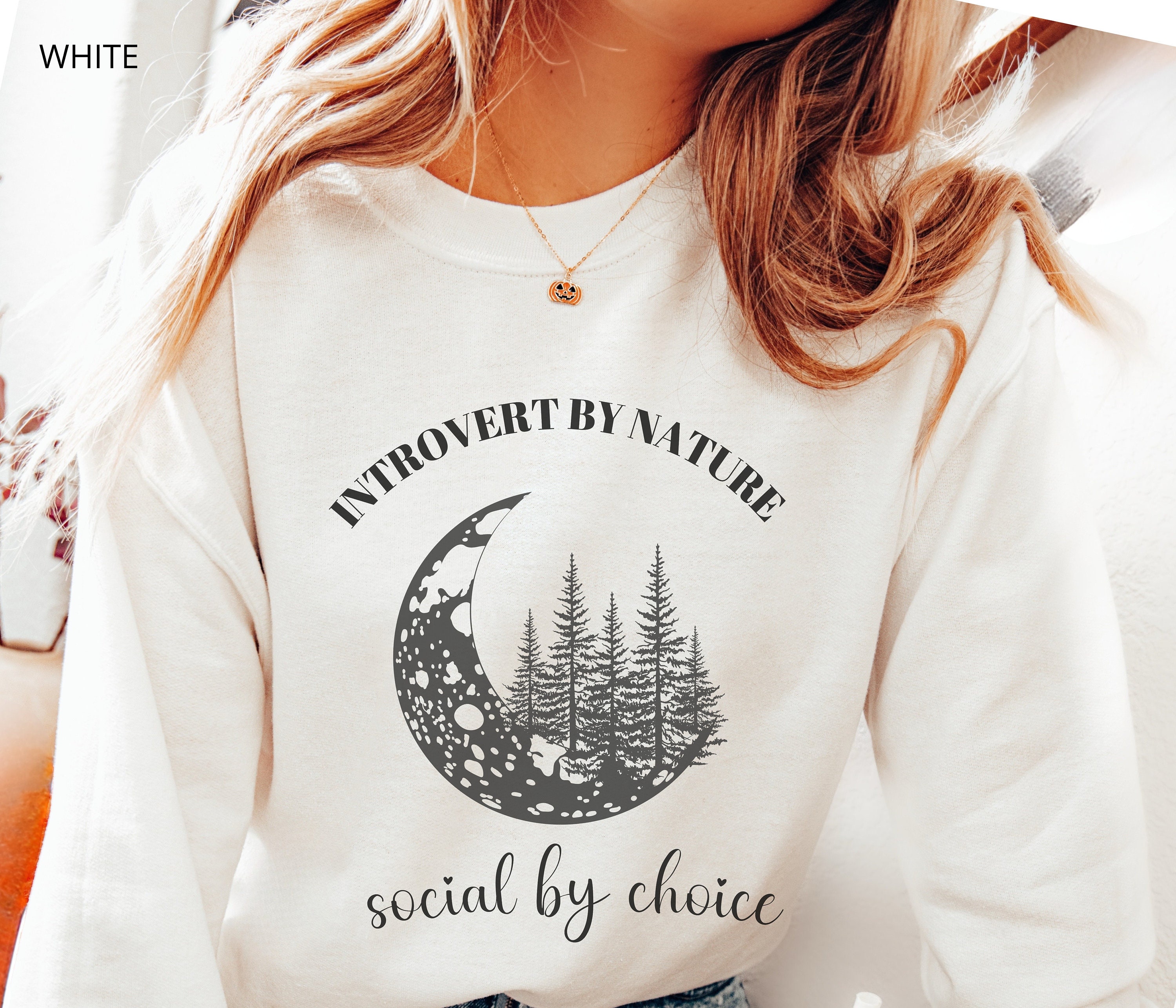 Introvert Social Anxiety Sweatshirt Oversized Personality Clothes ...