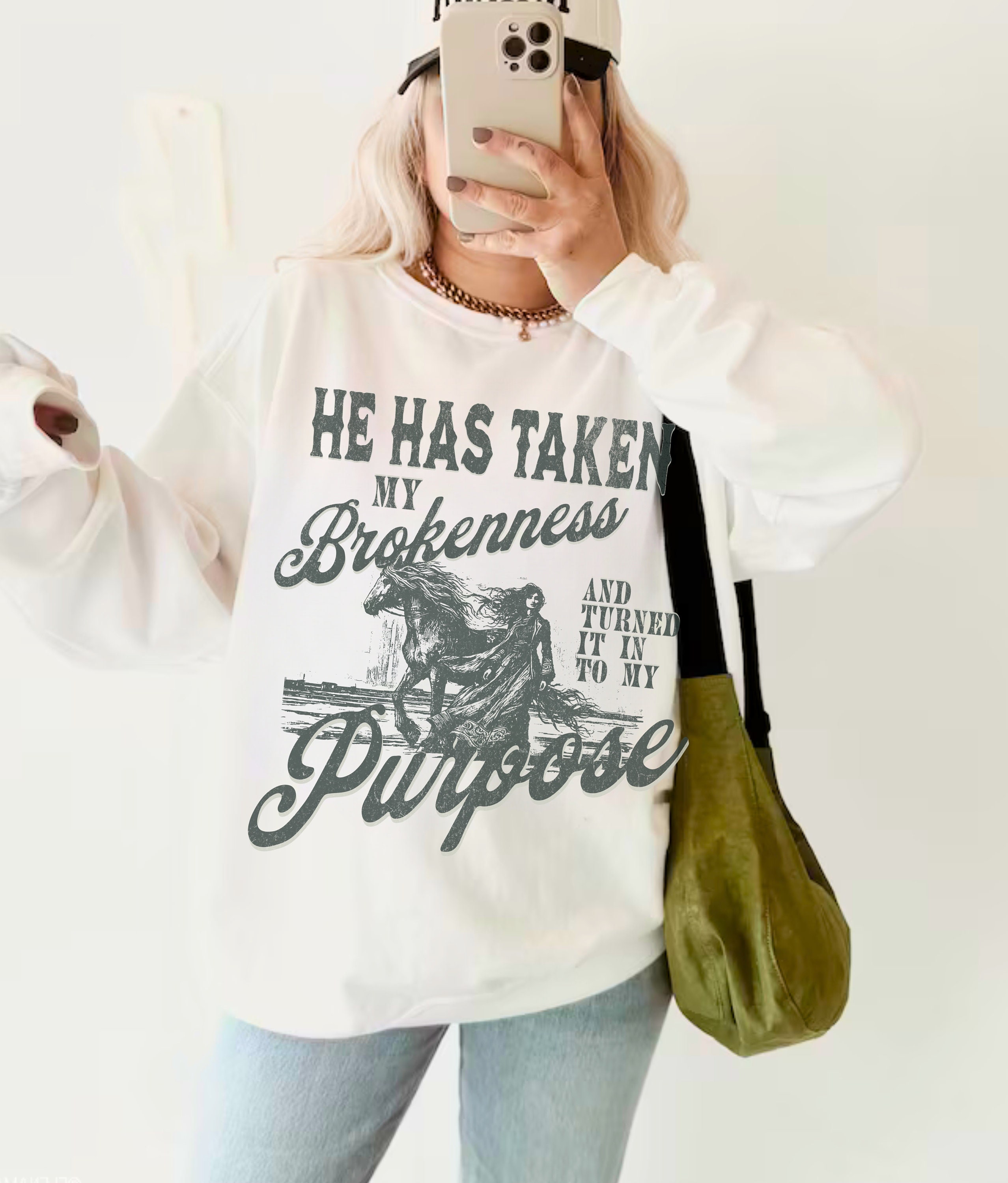 Christian Woman Sweatshirt Bible Verse Outfits for Her Church Trendy ...