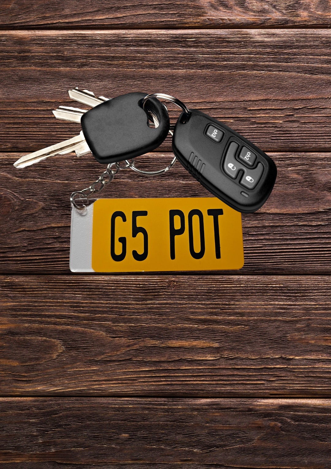 Unique and Bold: Handmade Rude Licence Plate Keychain - Etsy