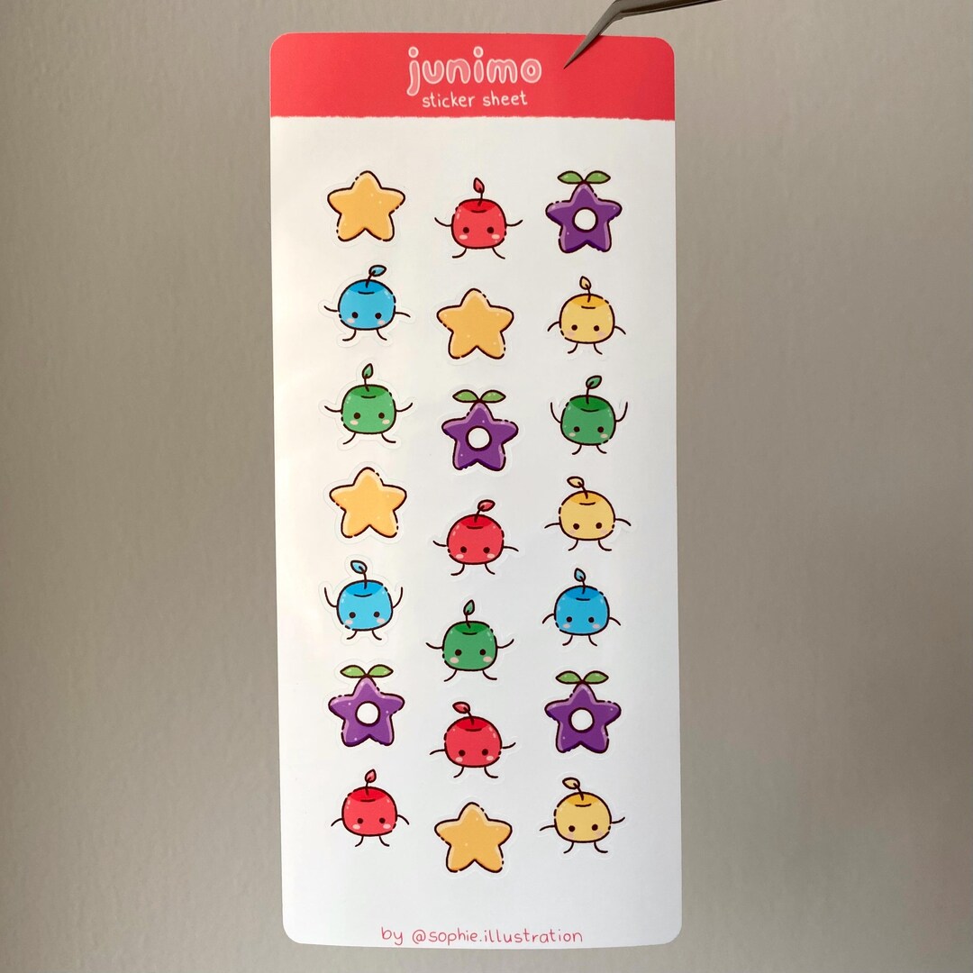 Junimo Sticker Sheet – Cute Forest Spirit Stickers, Stardew Valley ...