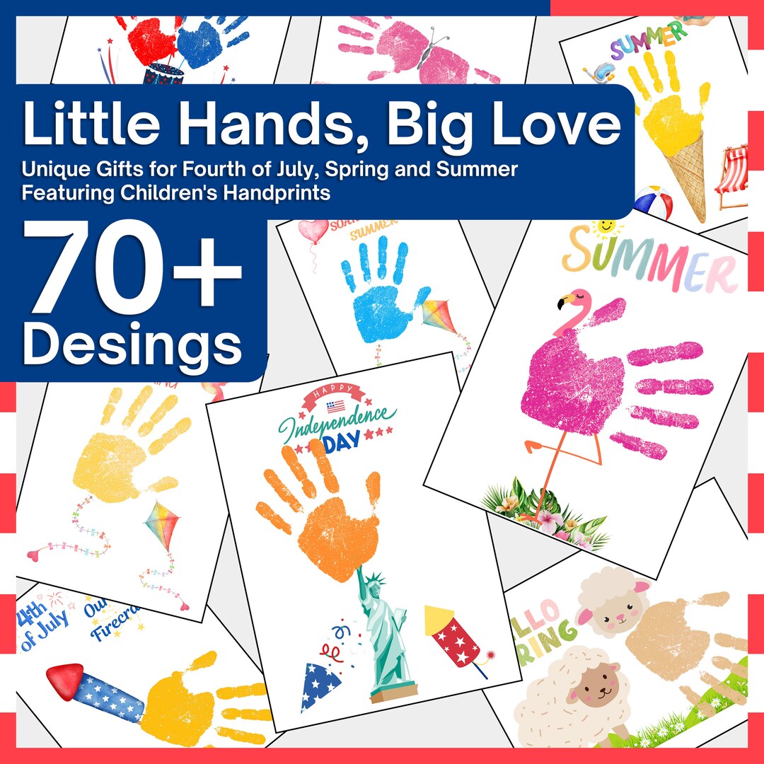 Independence Day Handprint Art Printables for Kids, 70+ Creative ...
