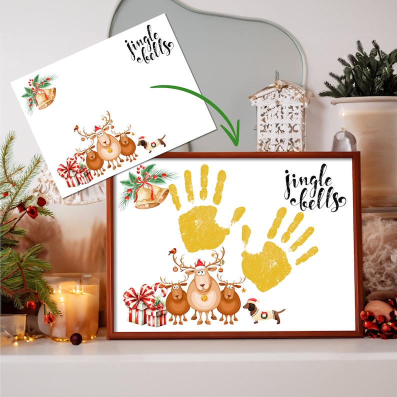 Handprint Art Bundle: Holiday Crafts for Kids (digital Download) - Etsy