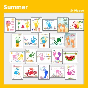 Printable Father's Day Handprint Art Bundle for Preschool Kids, 70+ Fun ...