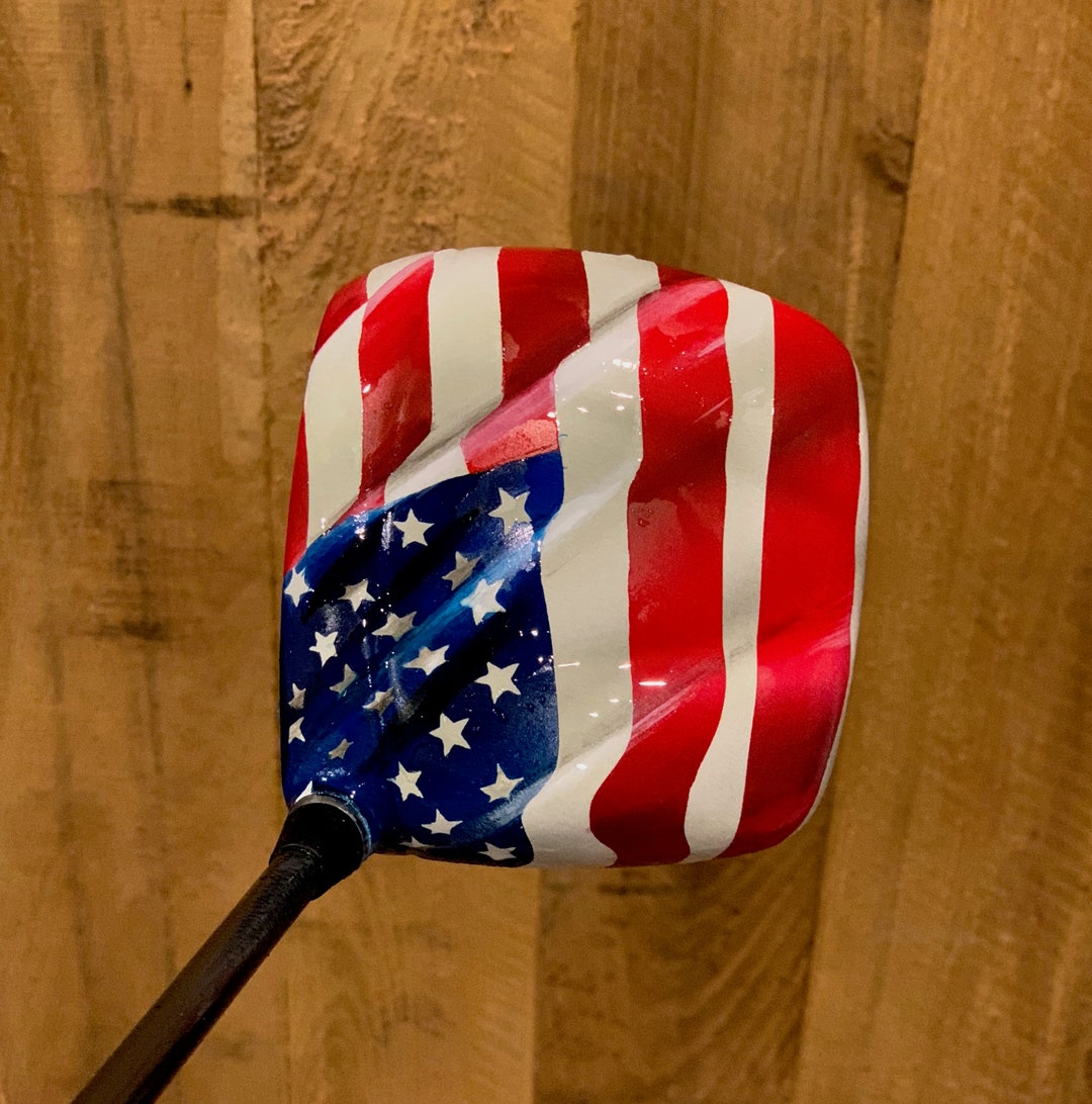 American Flag Golf Club Hand Painted - Etsy